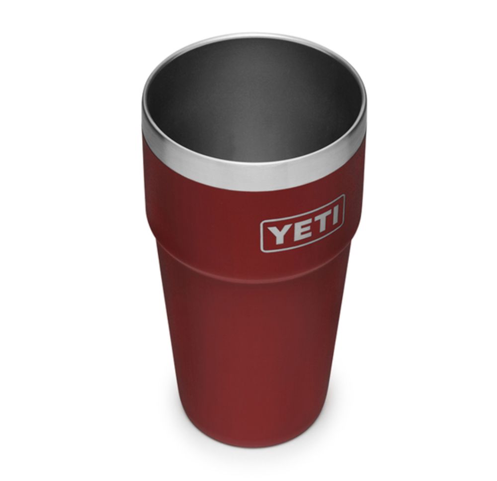 Yeti 16 oz stackable pint tumbler cup red clay The Cooler Box